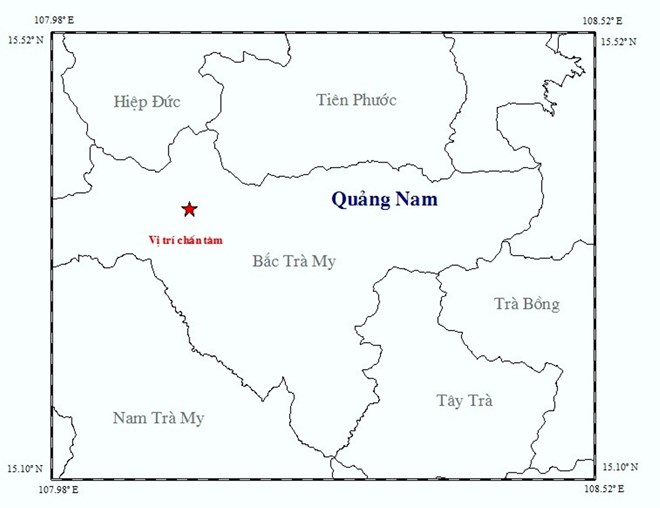 Trận động đất thứ 8 liên tiếp xảy ra tại khu vực miền núi Bắc Trà My ...